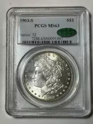 Collectors Corner - 1903-S $1 MS63 PCGS - #64937015