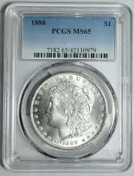 Collectors Corner - 1888 $1 MS65 PCGS - #63756047