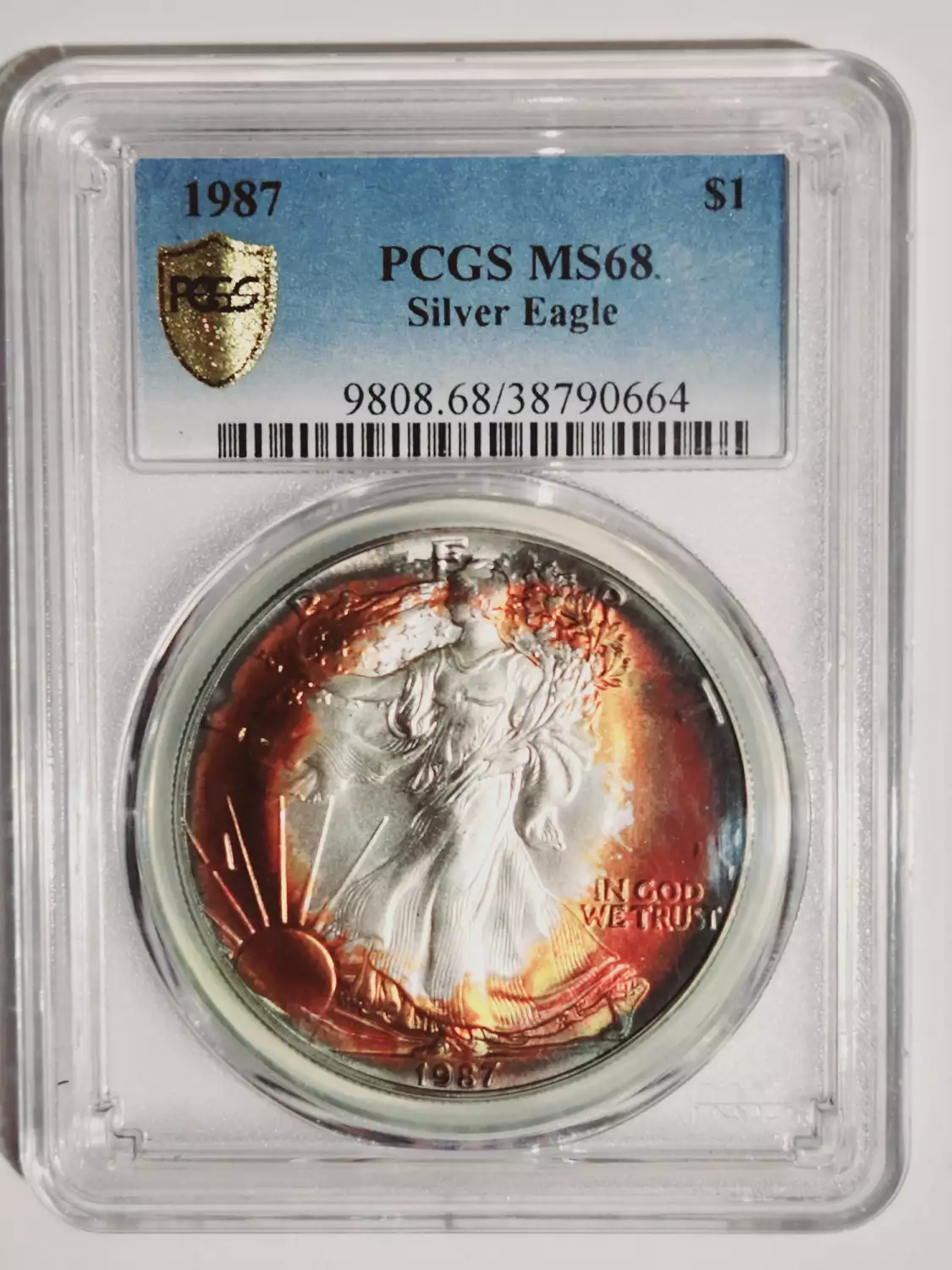 Collectors Corner - 1987 $1 Silver Eagle MS68 PCGS - #59976147
