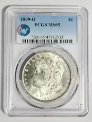Collectors Corner - 1899-O $1 MS65 PCGS - #61919734