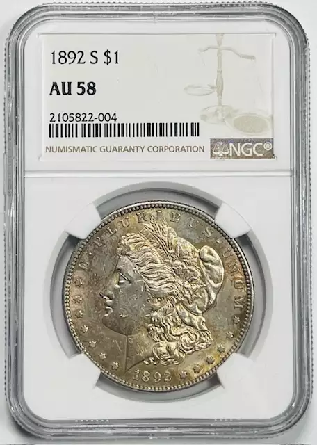 Collectors Corner - 1892-S $1 AU58 NGC - #69755251