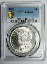 Collectors Corner - 1886 $1 MS66 PCGS - #63663888