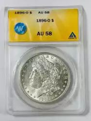 Collectors Corner - 1896-O $1 AU58 ANACS - #68361837