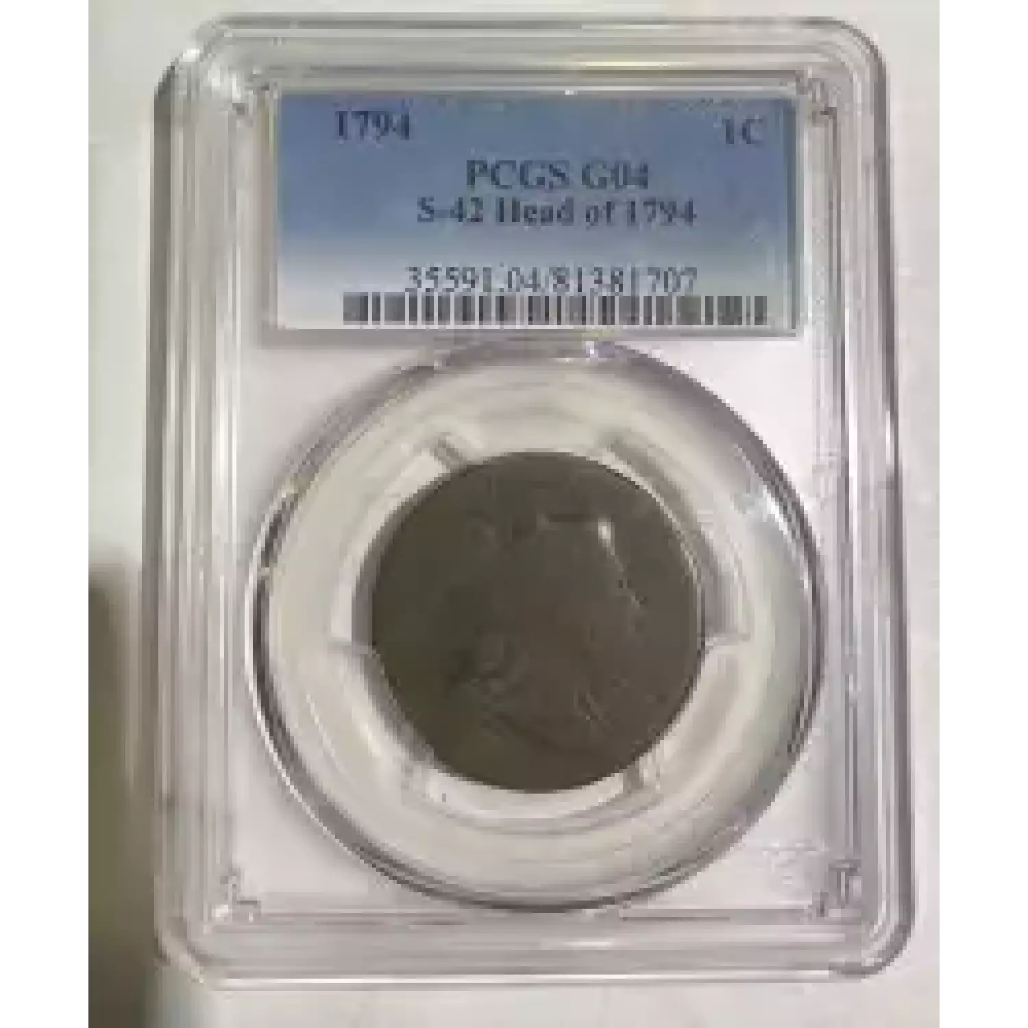 1794 Large Cents Liberty Cap PCGS G-4 BN Head of 1794 Sheldon 42 - Bob ...