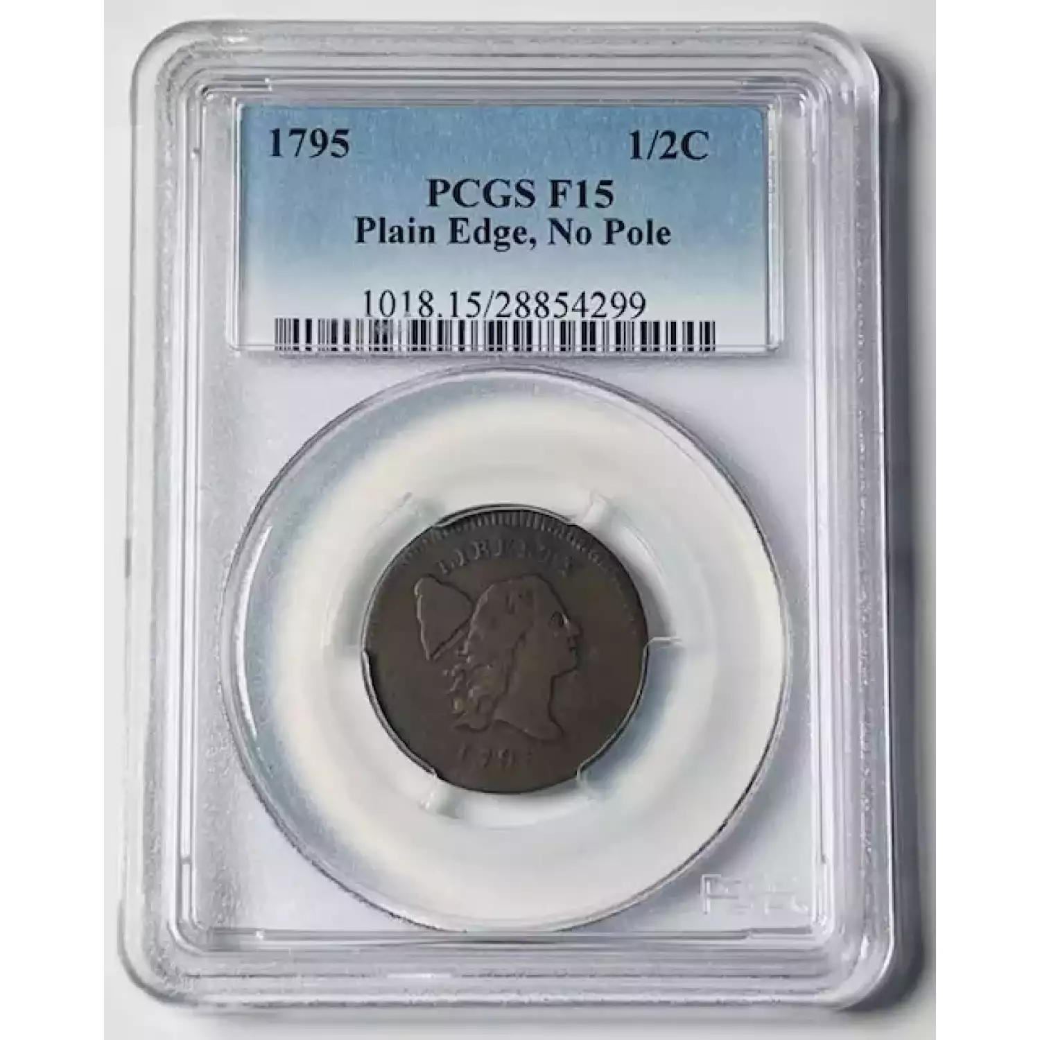 1795 Liberty Cap Half Cents, Head Facing Right PCGS F-15 BN Plain Edge, No Pole - Bob Paul Rare ...