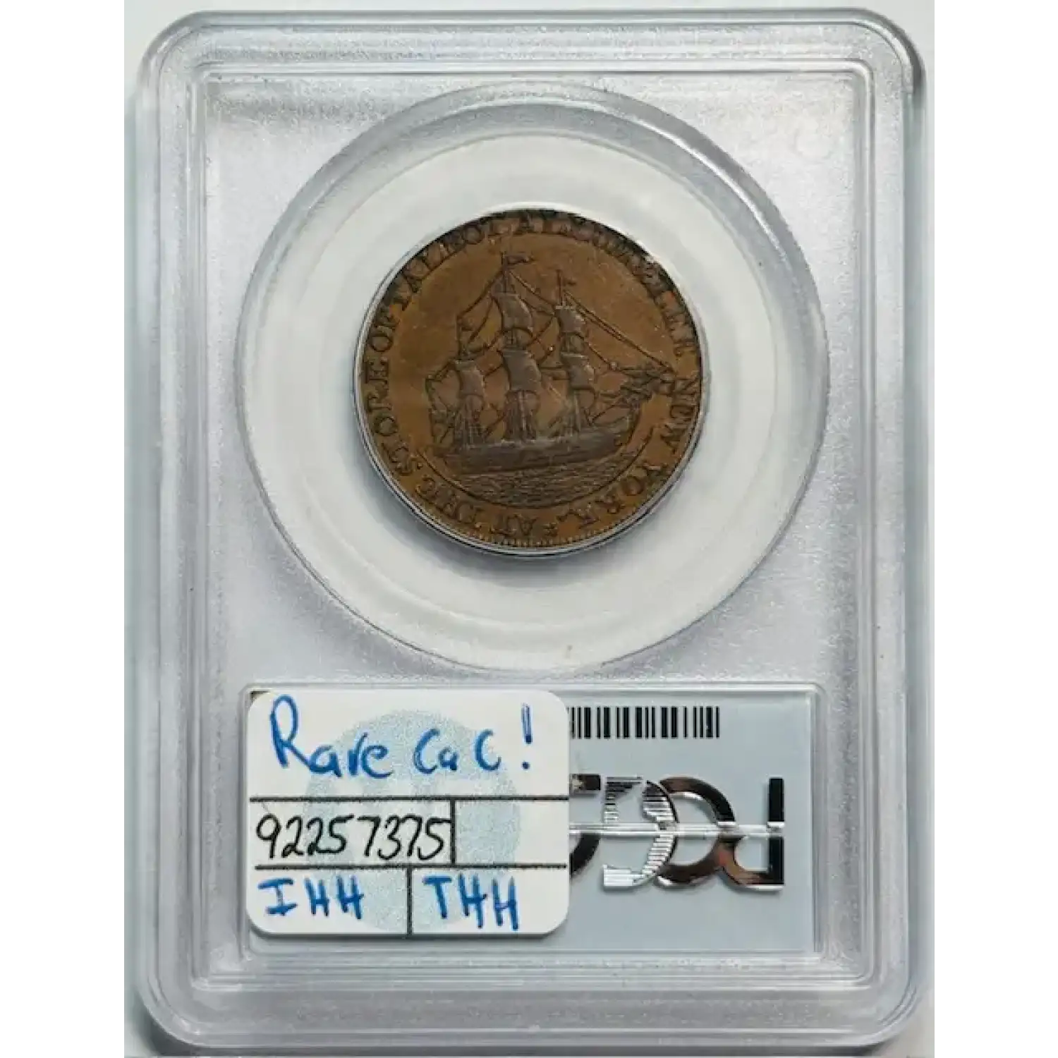 1795 Post Colonial Issues Talbot, Allum & Lee Cents PCGS AU-58 BN Rare ...