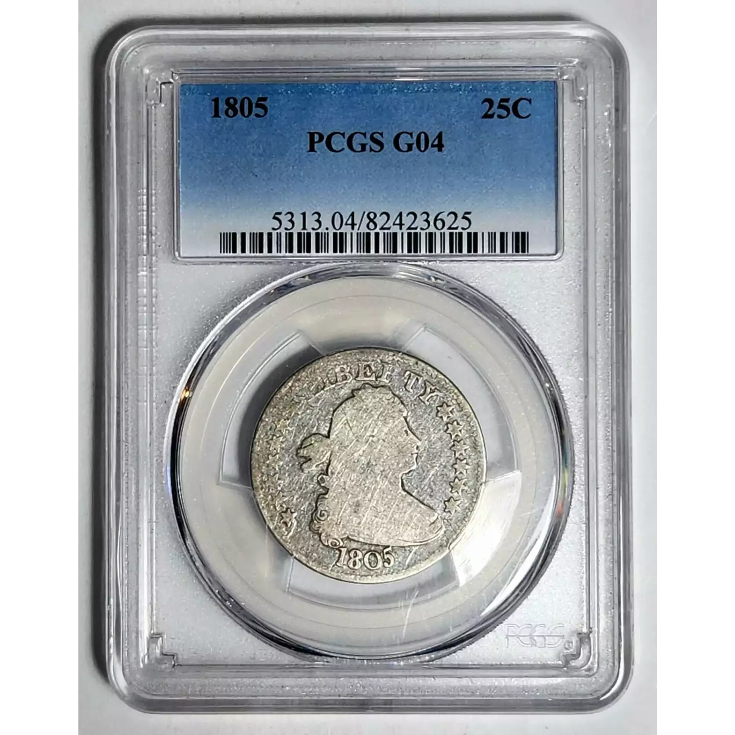 1805 Quarter Dollars Draped Bust PCGS G-4 - Bob Paul Rare Coins