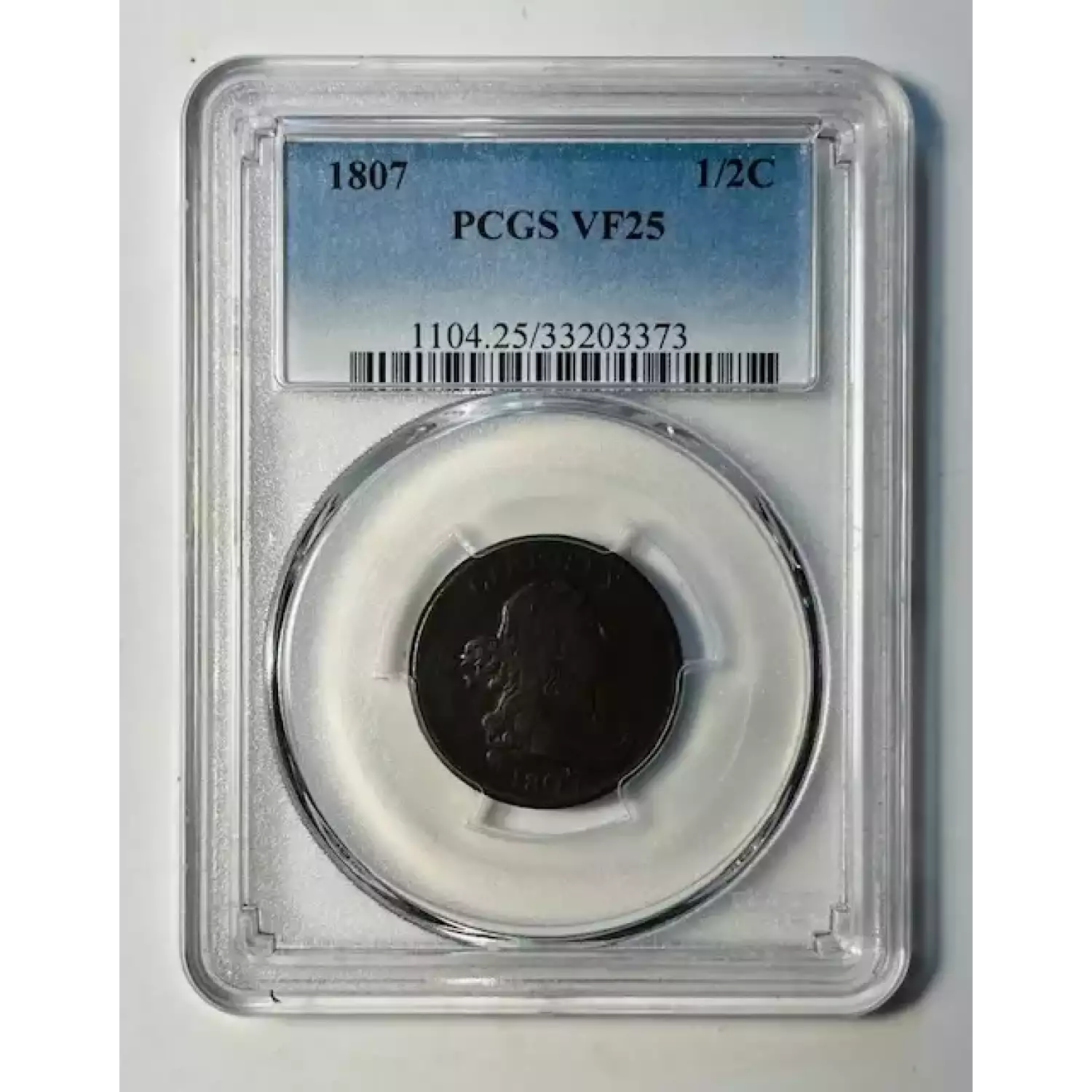 1807 Half Cents Draped Bust 1800 - 08 Copper PCGS VF-25 BN - Bob Paul ...