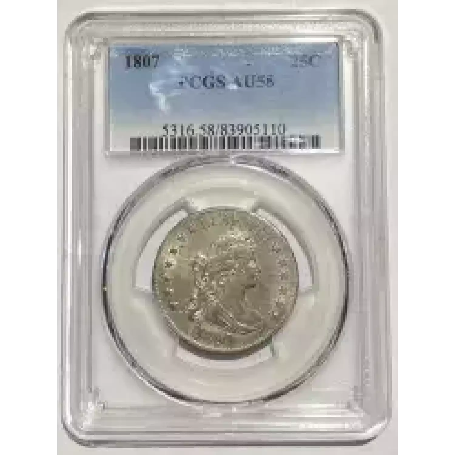 1807 Quarter Dollars Draped Bust PCGS AU-58 - Bob Paul Rare Coins