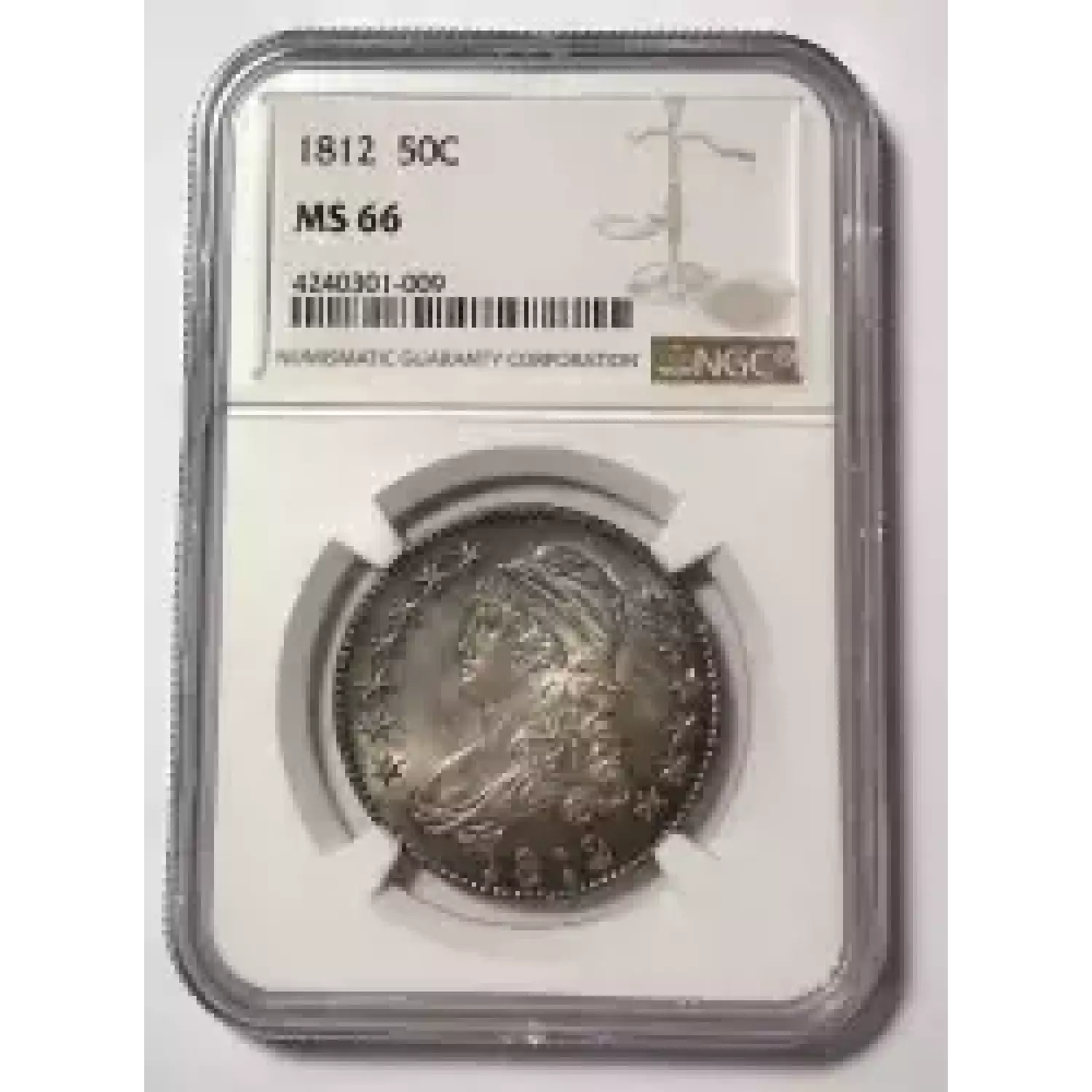 1812 Capped Bust Half Dollars NGC MS-66 - Bob Paul Rare Coins