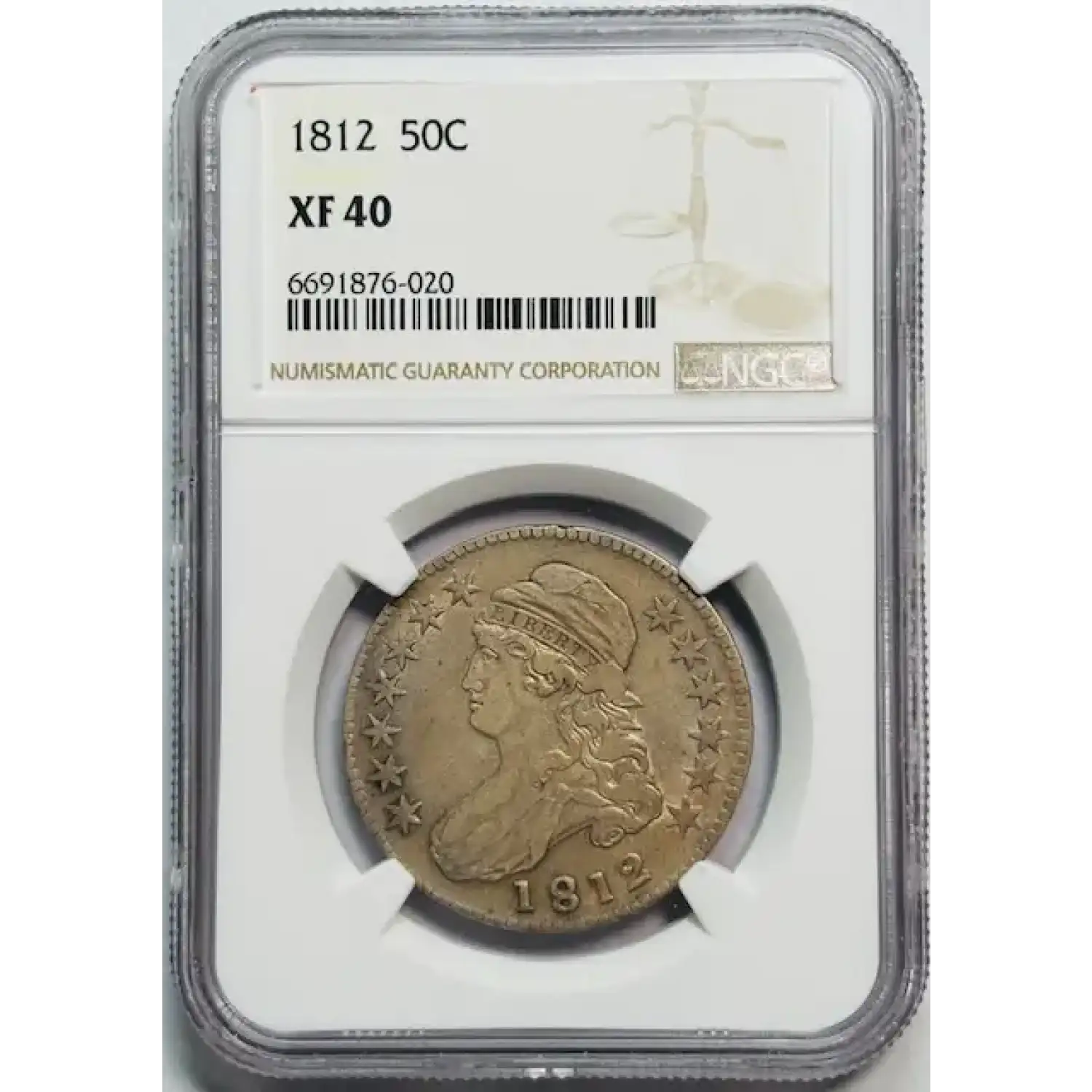 1812 Capped Bust Half Dollars NGC XF-40 - Bob Paul Rare Coins