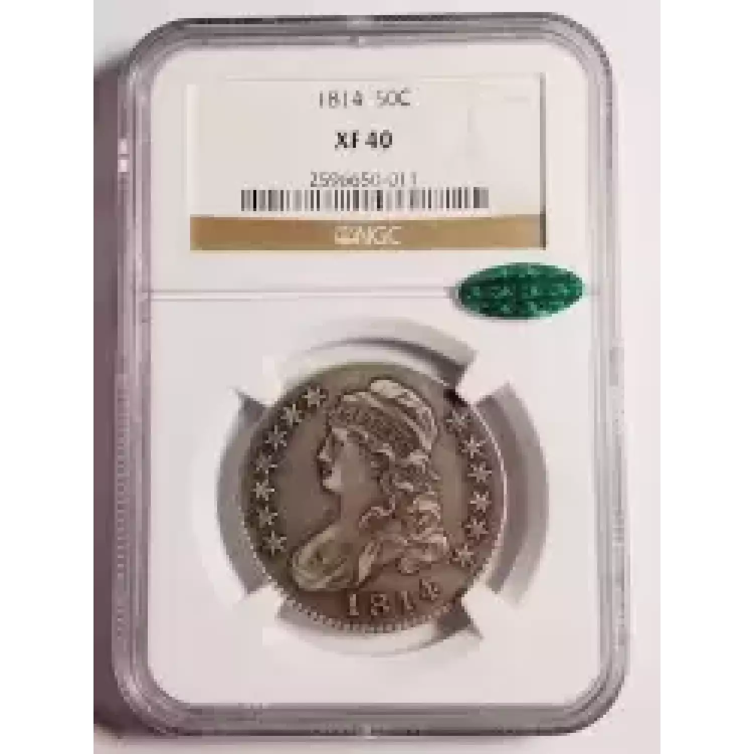 1814 Capped Bust Half Dollars NGC XF-40 CAC - Bob Paul Rare Coins