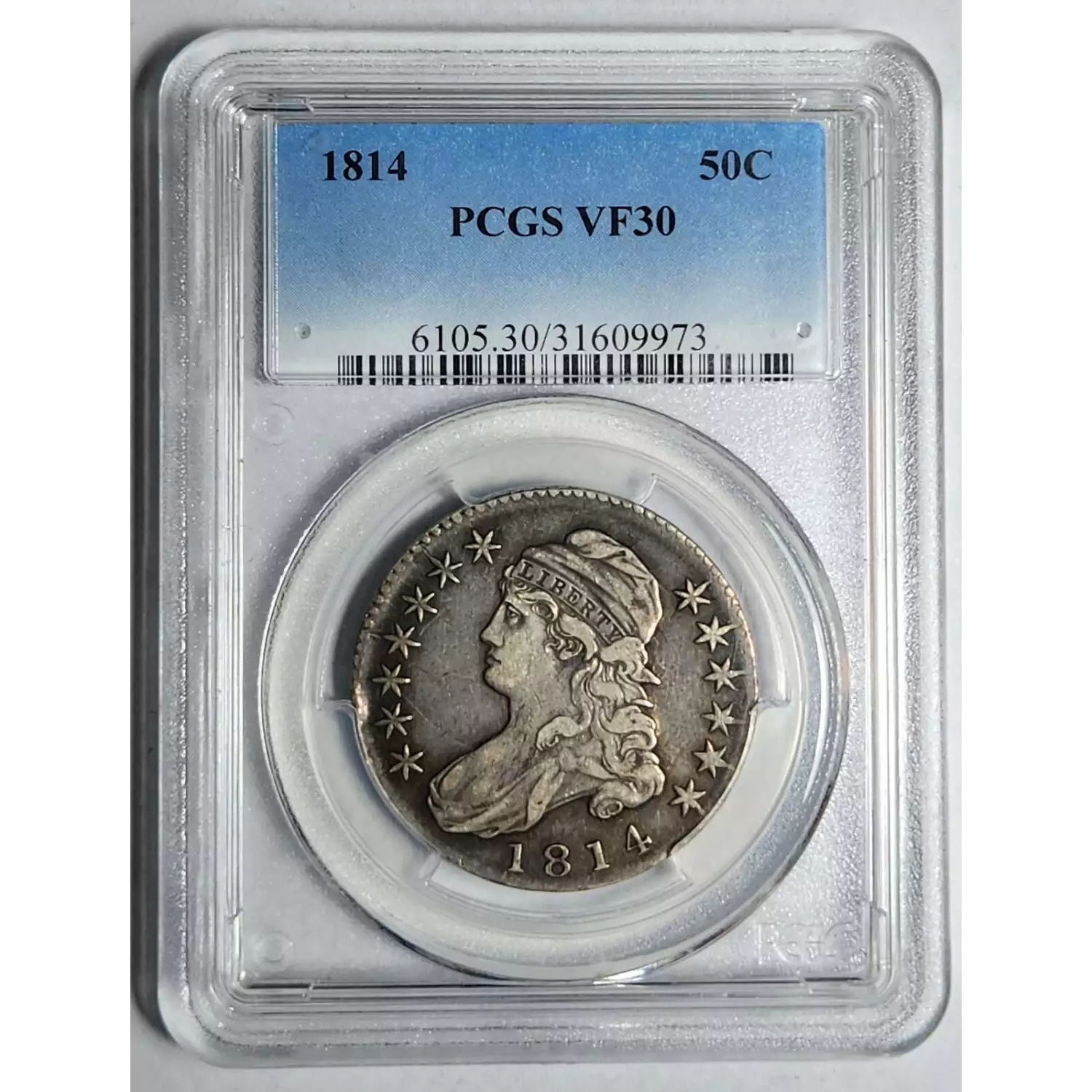 1814 Capped Bust Half Dollars PCGS VF-30 - Bob Paul Rare Coins