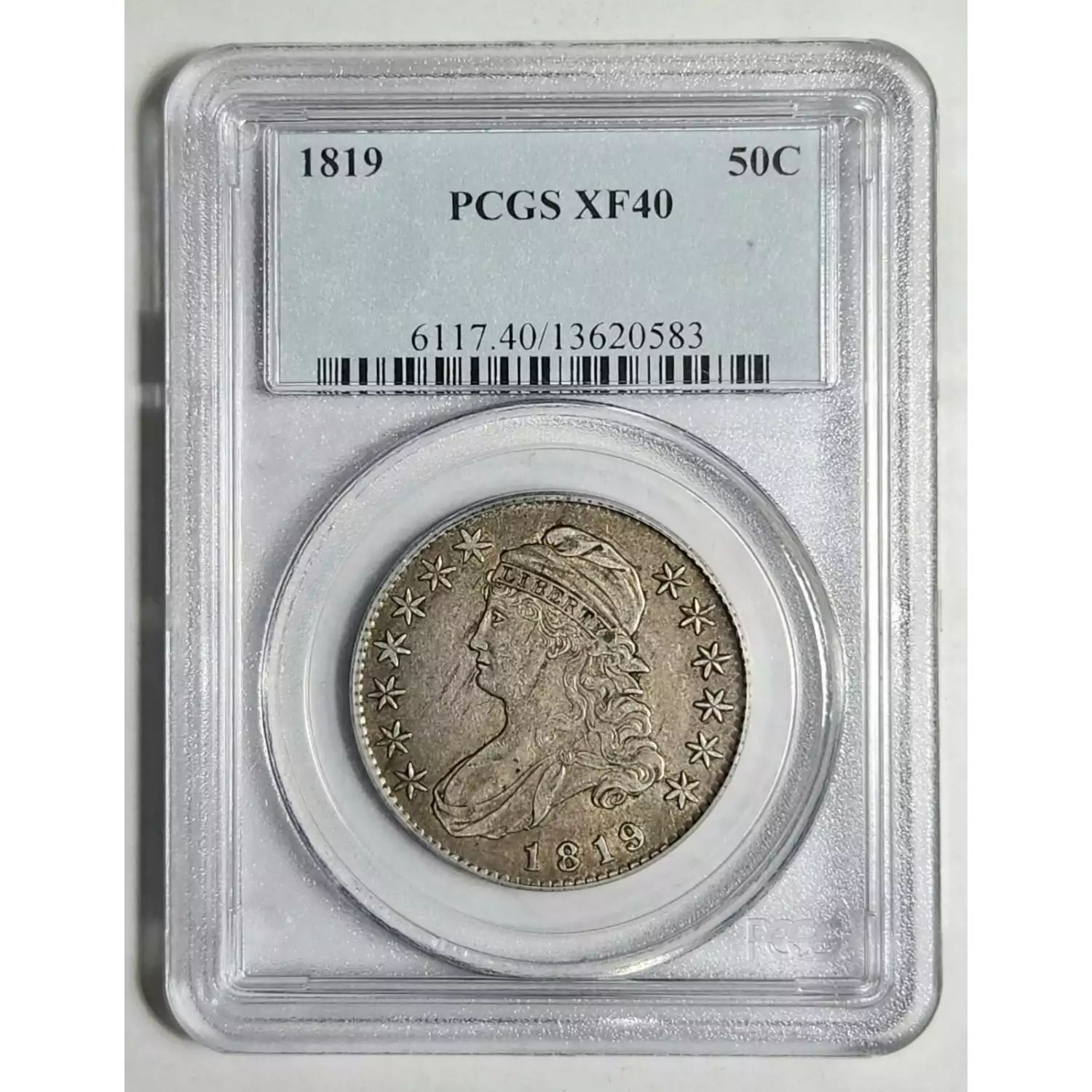 1819 Capped Bust Half Dollars PCGS XF-40 - Bob Paul Rare Coins