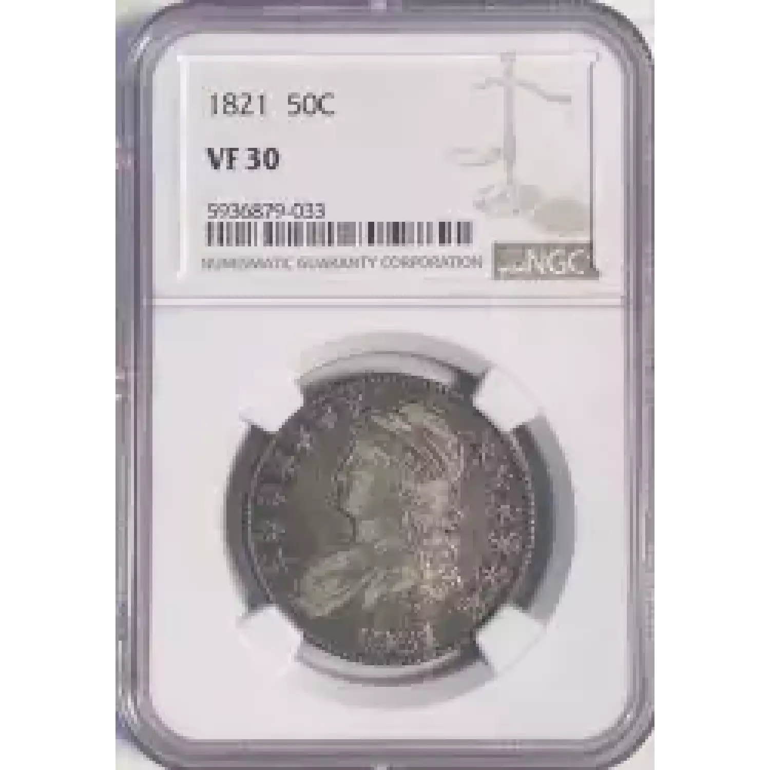 1821 Capped Bust Half Dollars NGC VF-30 - Bob Paul Rare Coins