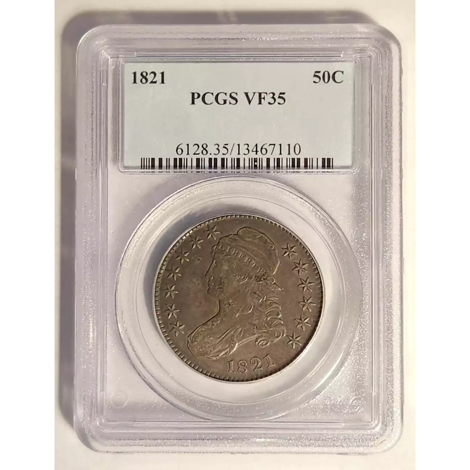 1821 Capped Bust Half Dollars PCGS VF-35 - Bob Paul Rare Coins