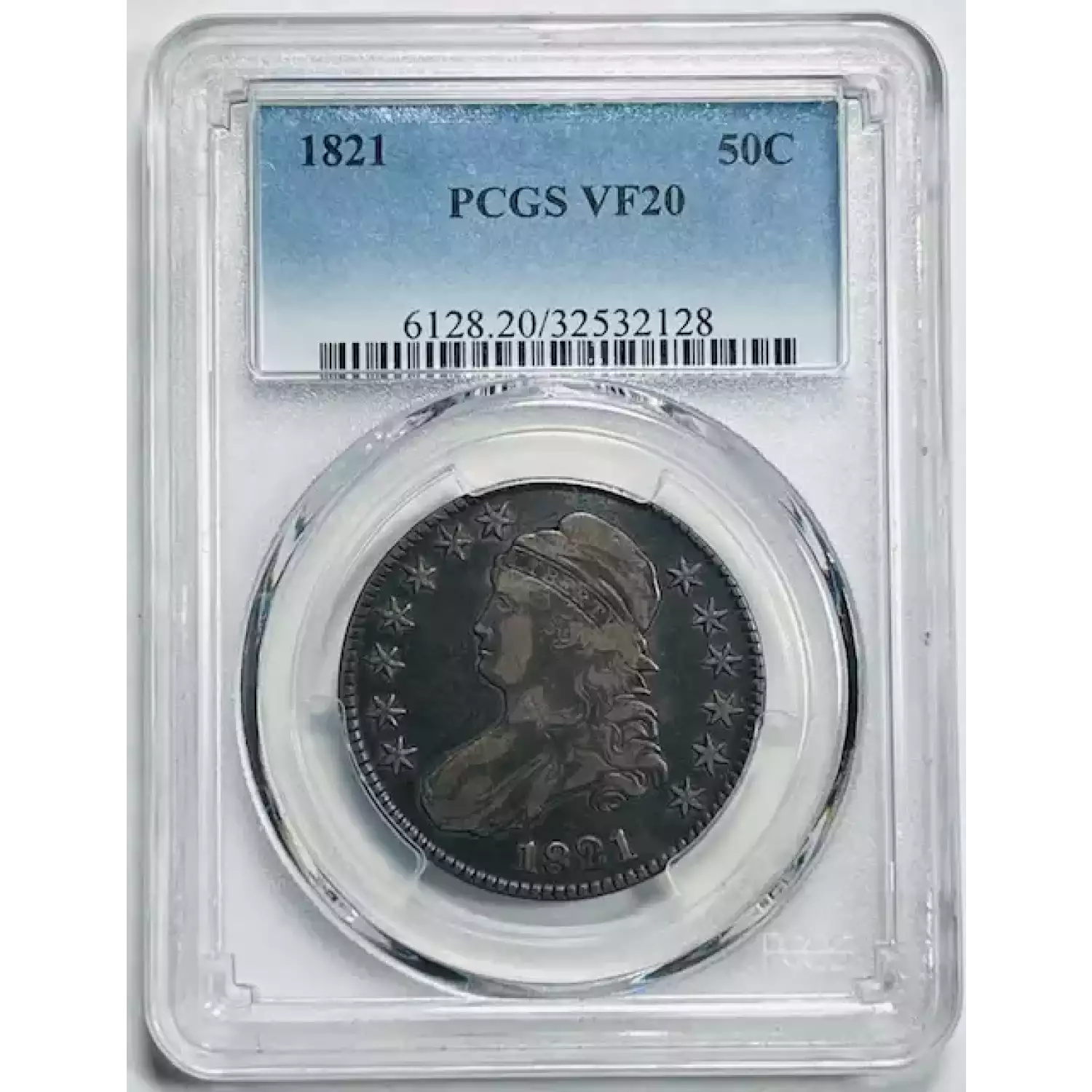 1821 Capped Bust Half Dollars PCGS VF-20 - Bob Paul Rare Coins