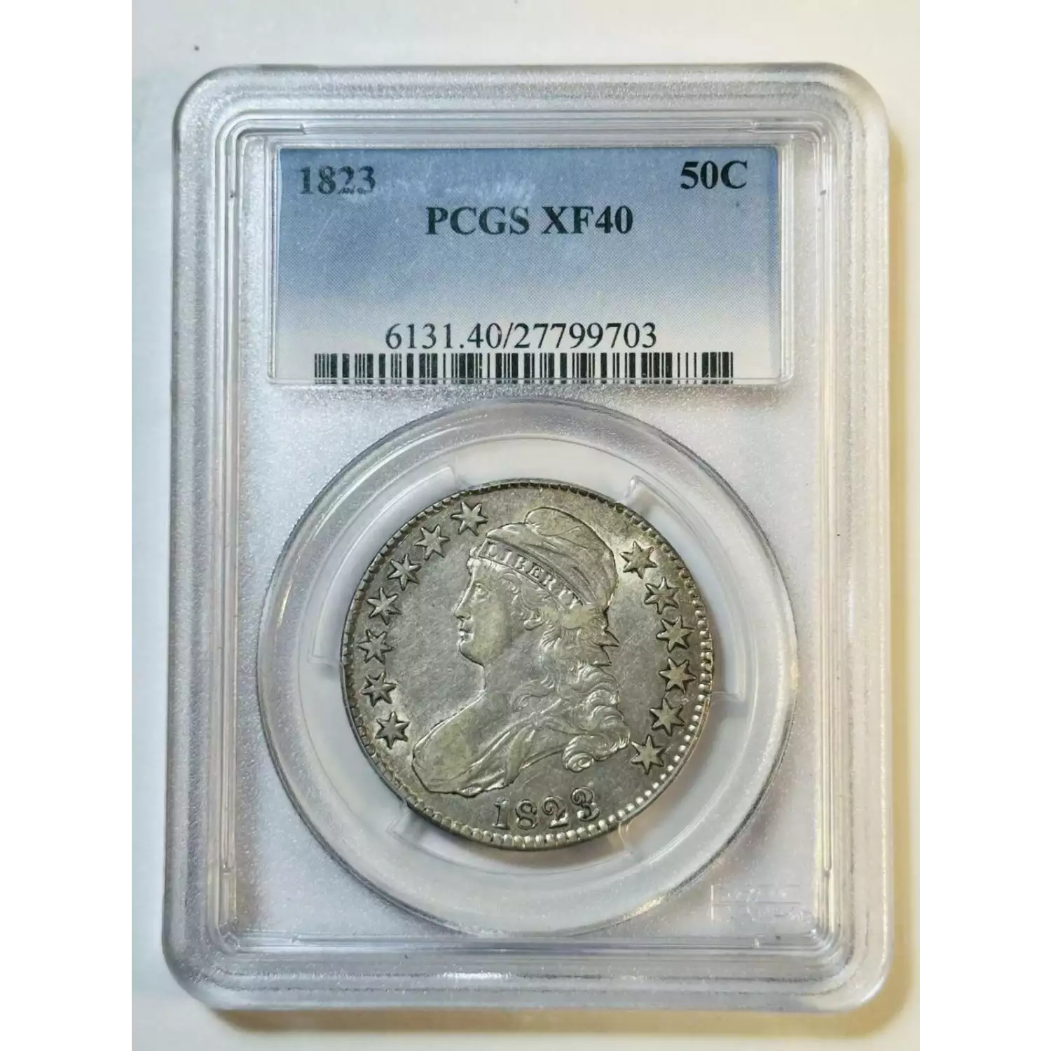 1823 Capped Bust Half Dollars PCGS XF-40 - Bob Paul Rare Coins