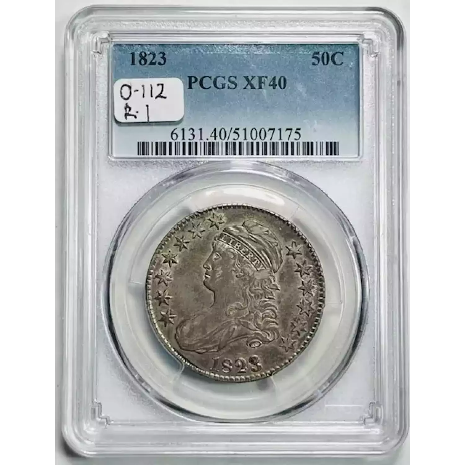 1823 Capped Bust Half Dollars PCGS XF-40 O-112 R-1 - Bob Paul Rare Coins