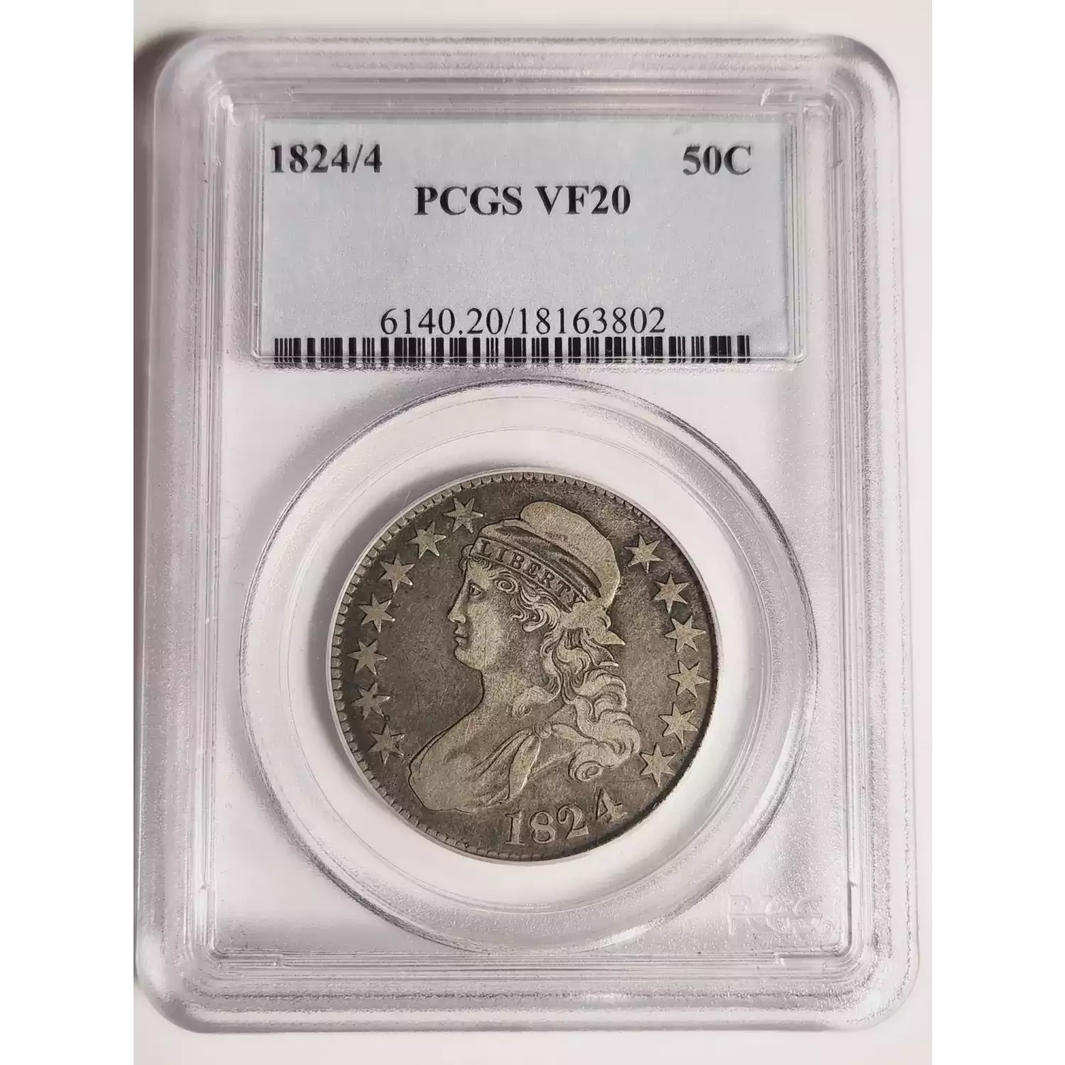 1824/4 Capped Bust Half Dollars PCGS VF-20 - Bob Paul Rare Coins