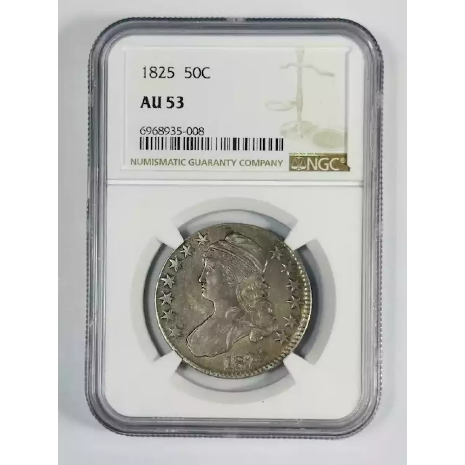1825 Capped Bust Half Dollars NGC AU-53 - Bob Paul Rare Coins