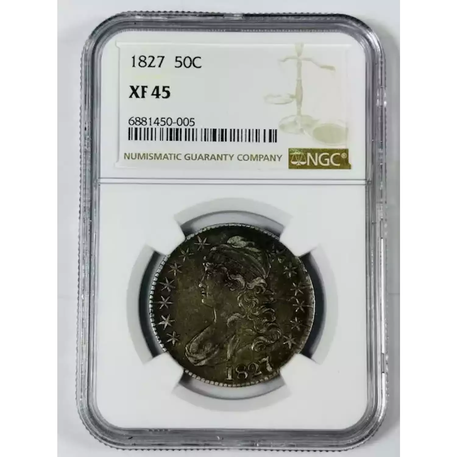 1827 Capped Bust Half Dollars NGC XF-45 - Bob Paul Rare Coins