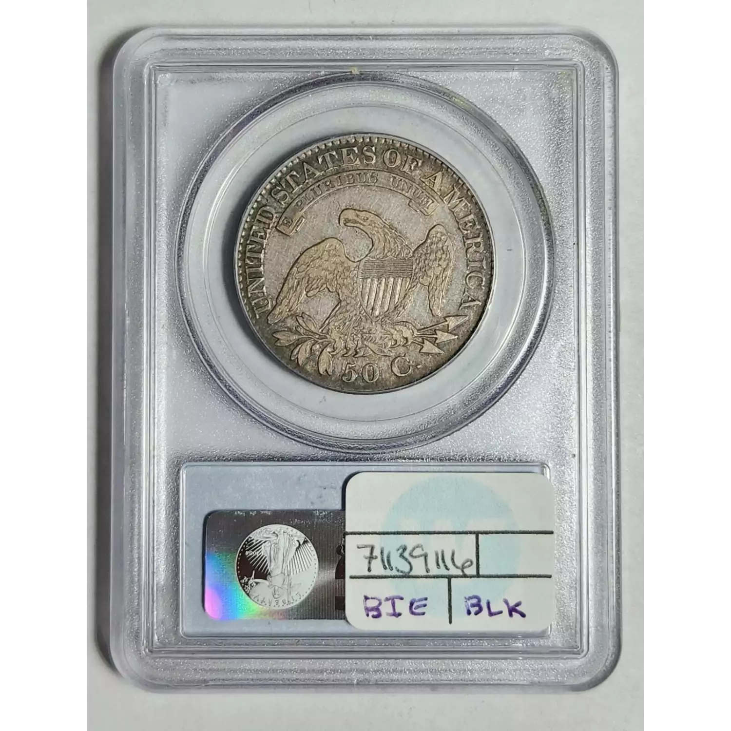 1827 Capped Bust Half Dollars PCGS VF-25 Square Base 2 - Bob Paul Rare ...