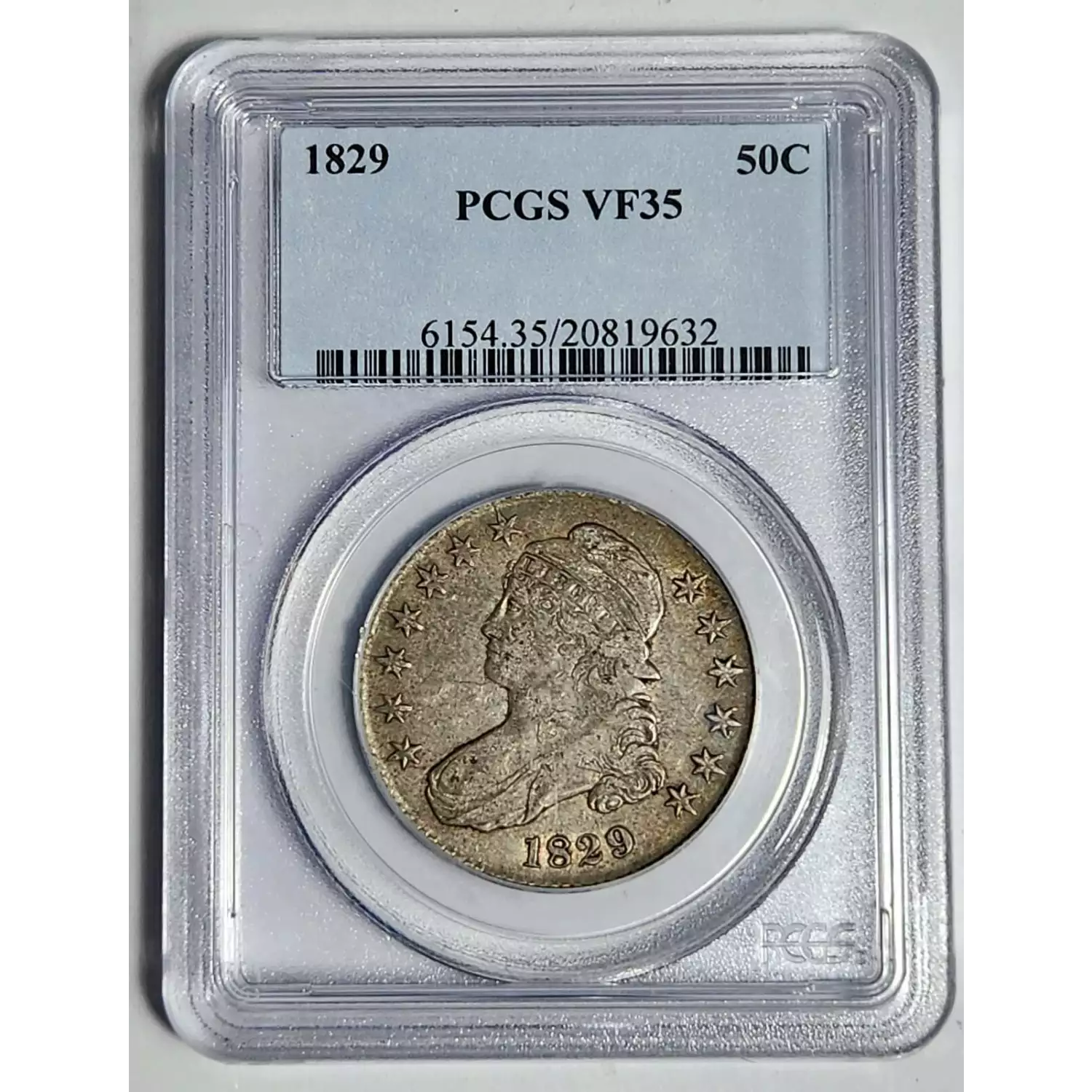 1829 Capped Bust Half Dollars PCGS VF-35 - Bob Paul Rare Coins