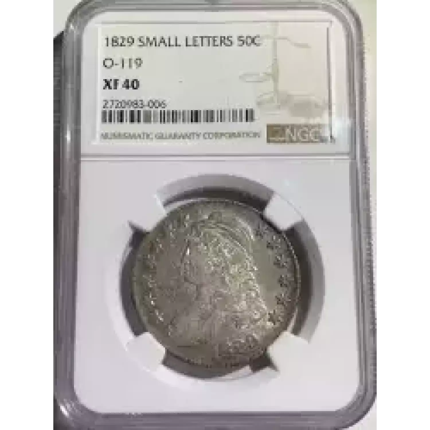 1829 Capped Bust Half Dollars NGC XF-40 SMALL O-119 - Bob Paul Rare Coins