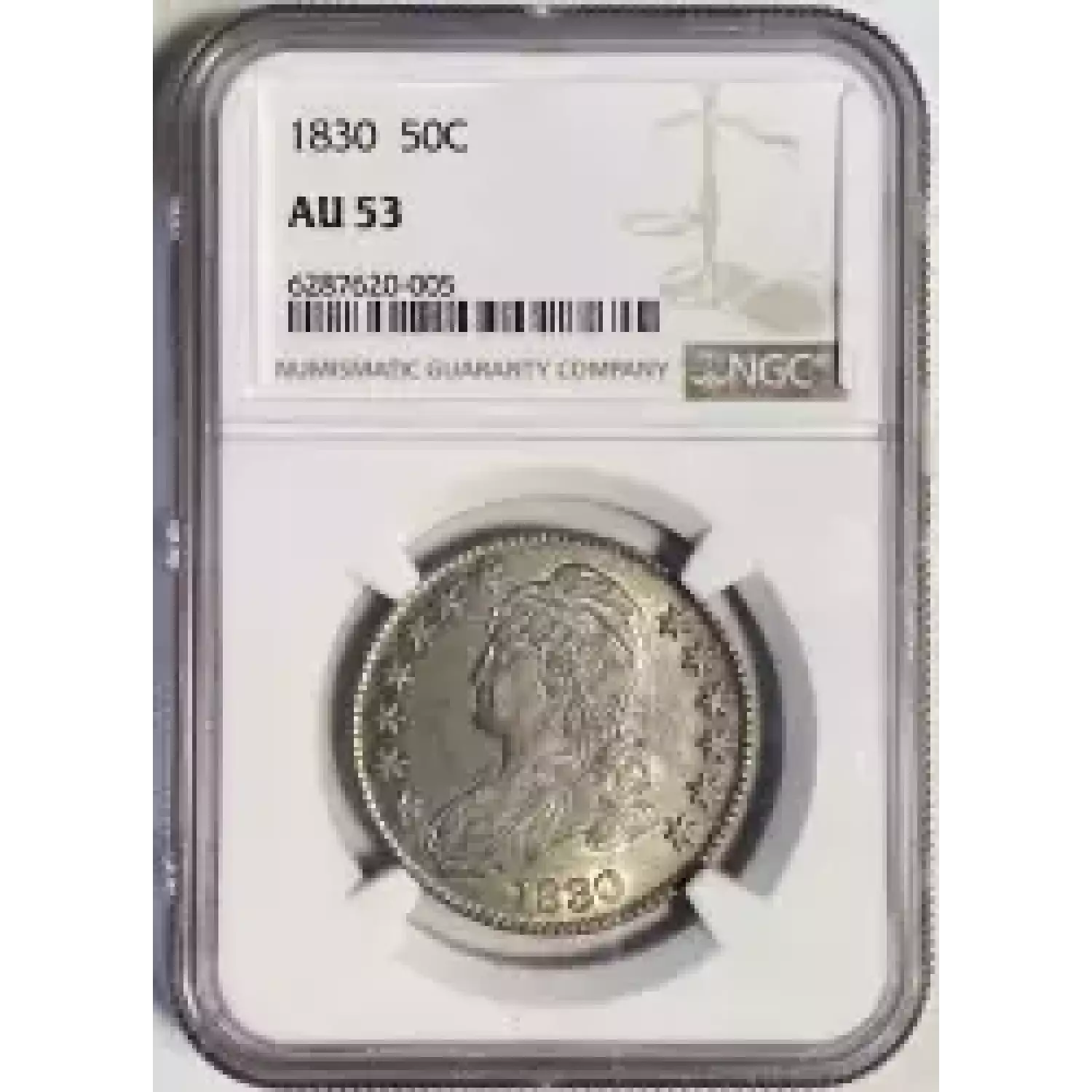 1830 Capped Bust Half Dollars NGC AU-53 - Bob Paul Rare Coins