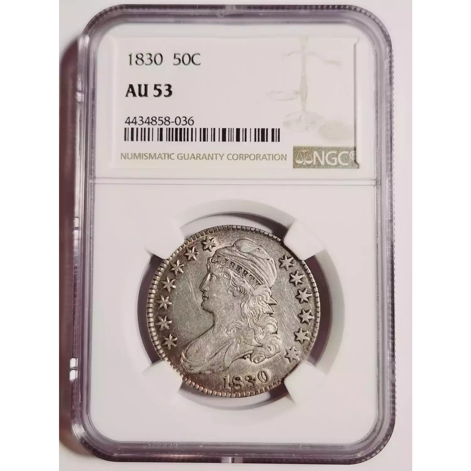 1830 Capped Bust Half Dollars NGC AU-53 - Bob Paul Rare Coins