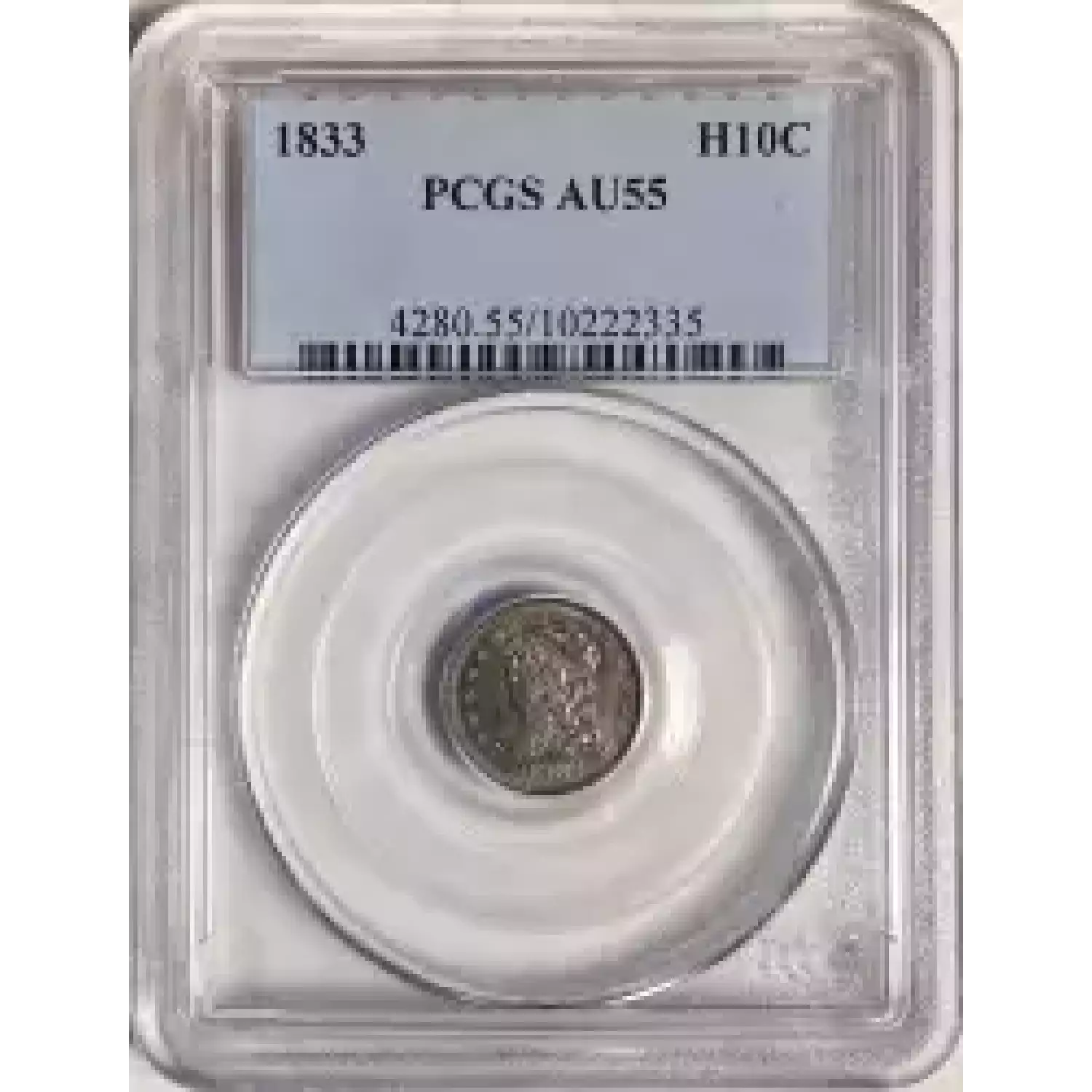 1833 Capped Bust Half Dimes PCGS AU-55 - Bob Paul Rare Coins