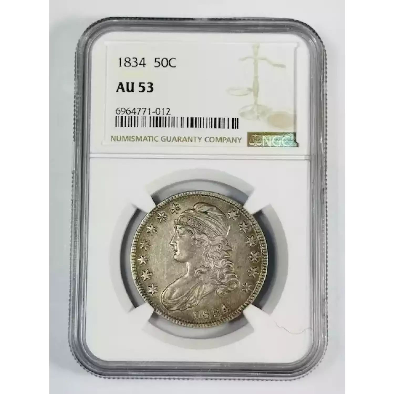 1834 Capped Bust Half Dollars NGC AU-53 - Bob Paul Rare Coins