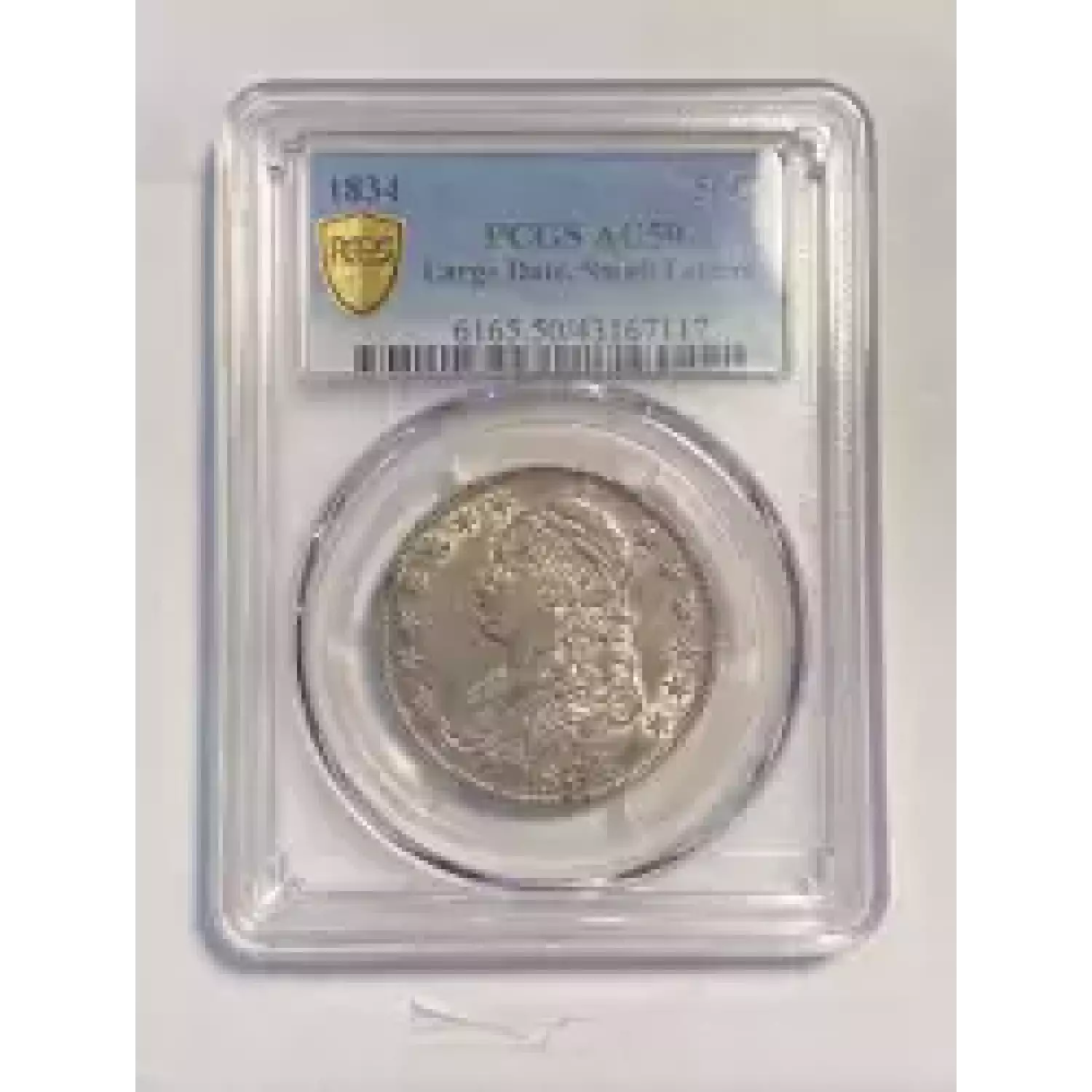 1834 Capped Bust Half Dollars PCGS AU-50 Large Date, Small Letters - Bob Paul Rare Coins