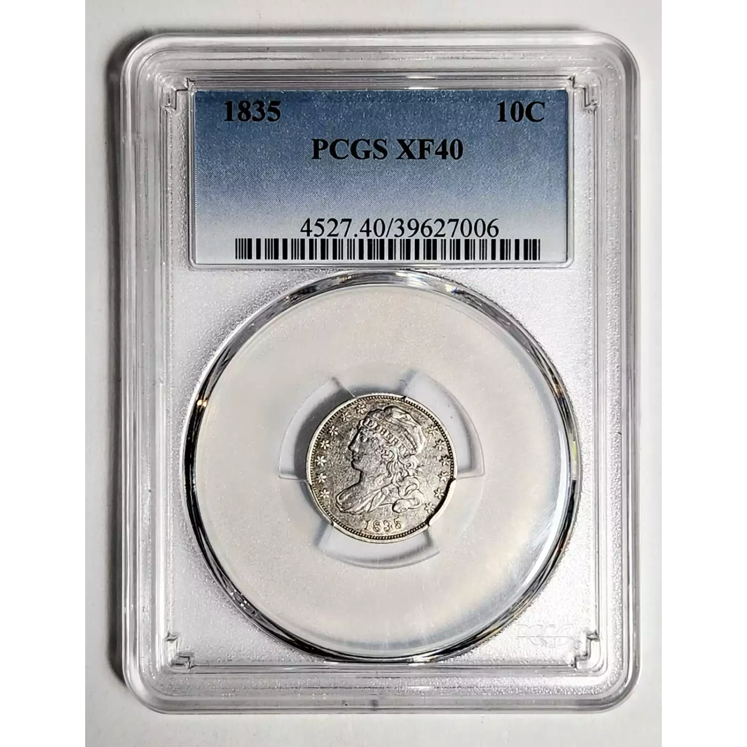 1835 Capped Bust Dimes PCGS XF-40 - Bob Paul Rare Coins