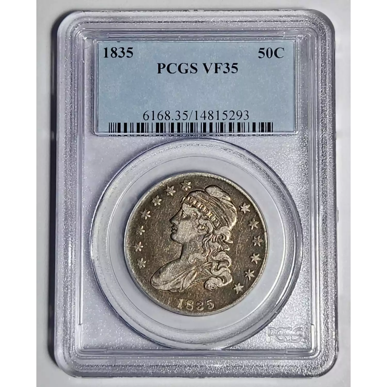 1835 Capped Bust Half Dollars PCGS VF-35 - Bob Paul Rare Coins
