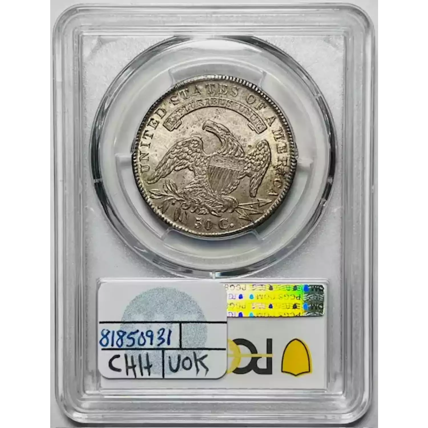 1836 Capped Bust Half Dollars PCGS AU-58 Lettered Edge O-113 - Bob Paul ...