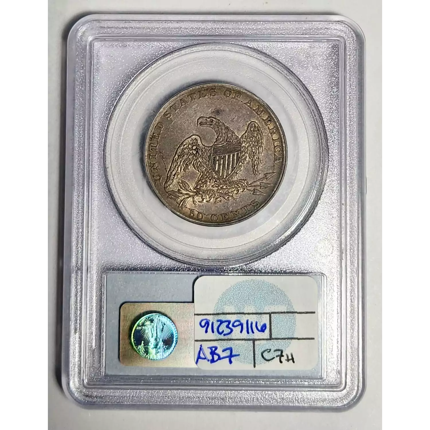 1837 Capped Bust Half Dollars, Reeded Edge PCGS XF-45 - REEDED EDGE ...