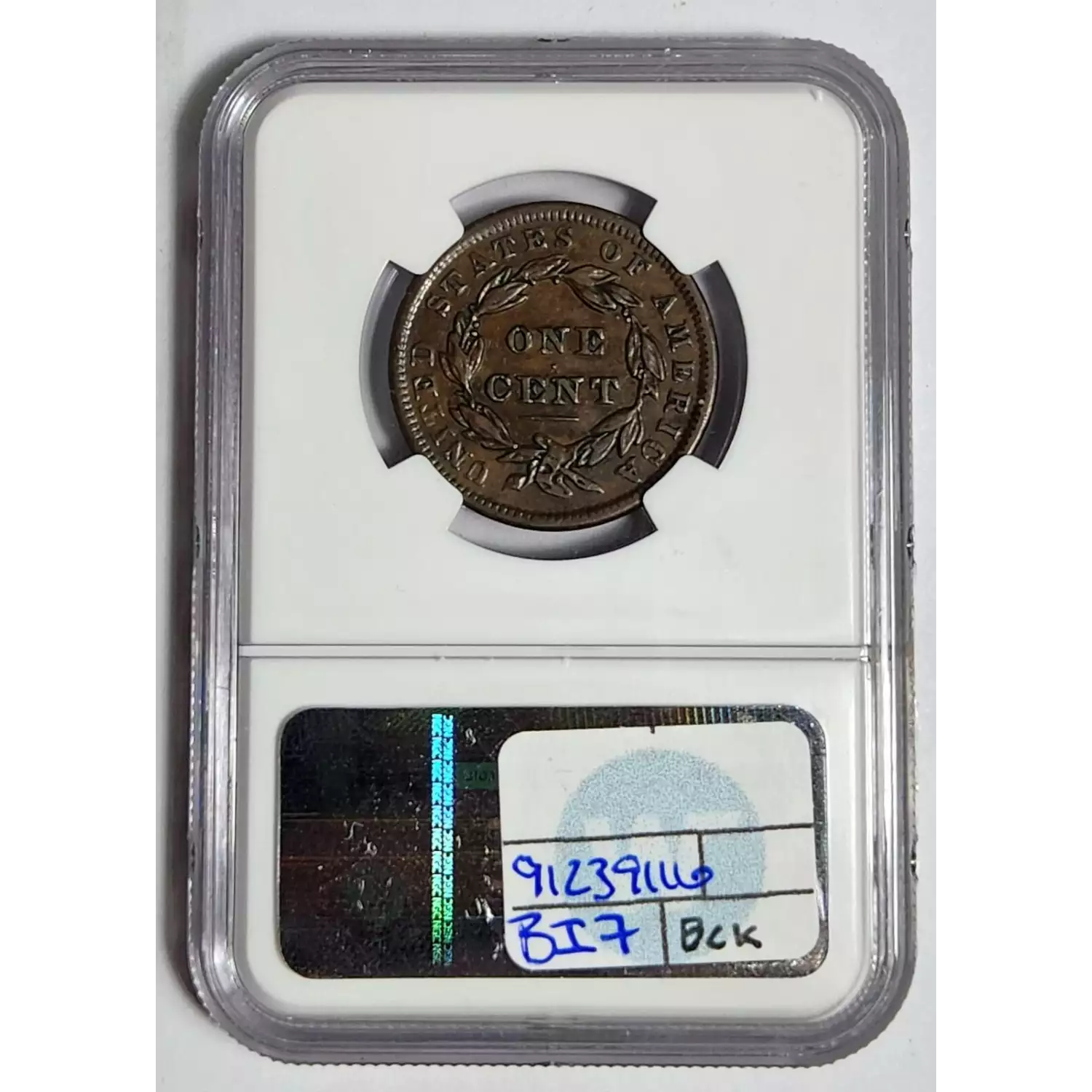 1838 Large Cents Coronet Head NGC VF-35 BN - Bob Paul Rare Coins