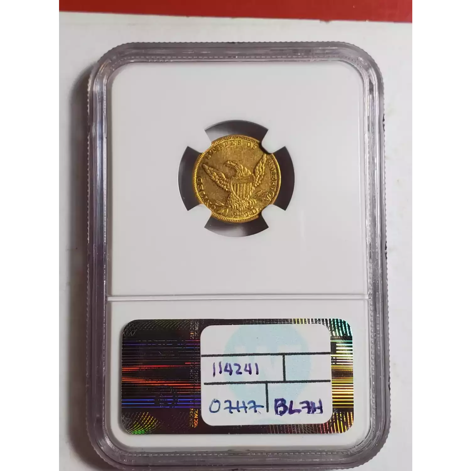 1839 Gold Quarter Eagles Classic Head, No Motto on Reverse NGC MS-61 HM-1 - Bob Paul Rare Coins