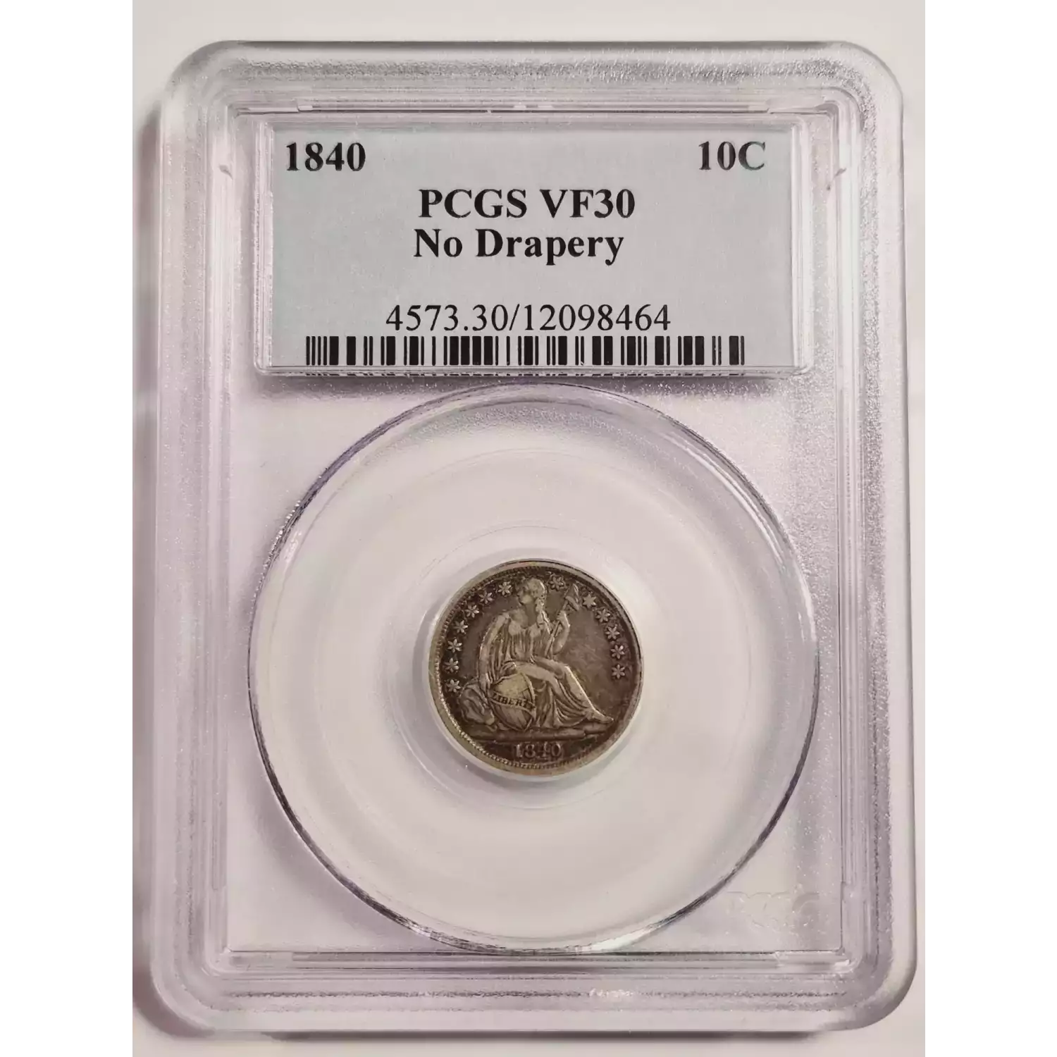 1840 No Drapery PCGS VF-30 - Bob Paul Rare Coins
