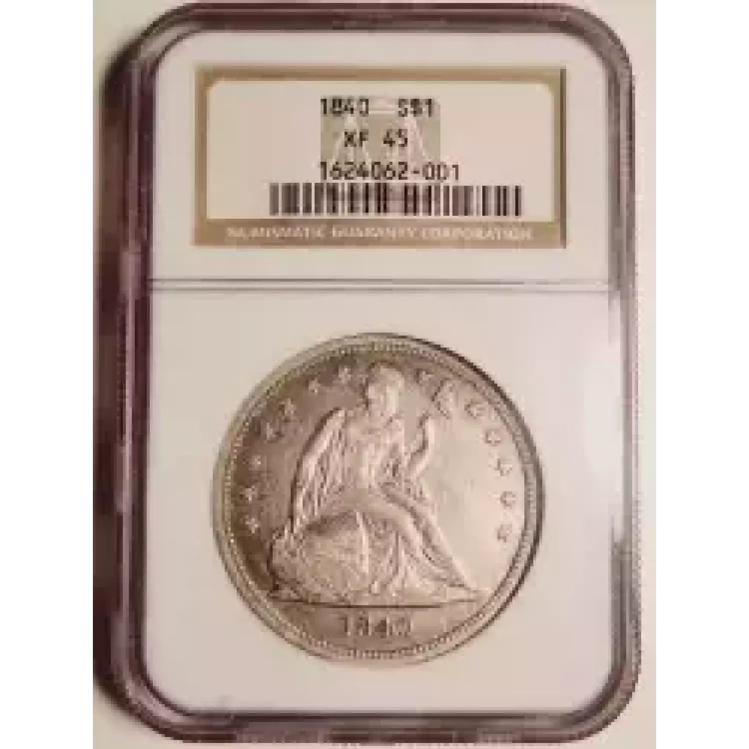 1840 Liberty Seated Silver Dollars NGC XF-45 - Bob Paul Rare Coins