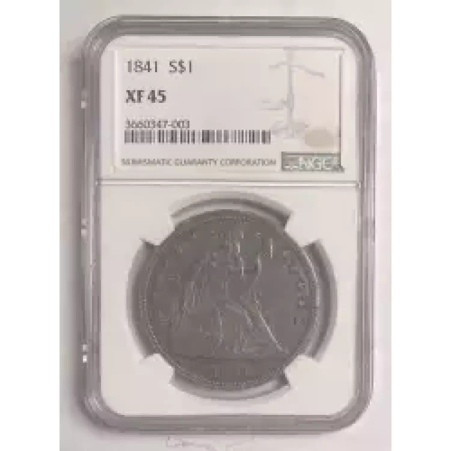 1841 NGC XF-45 Liberty Seated Silver Dollars - Bob Paul Rare Coins