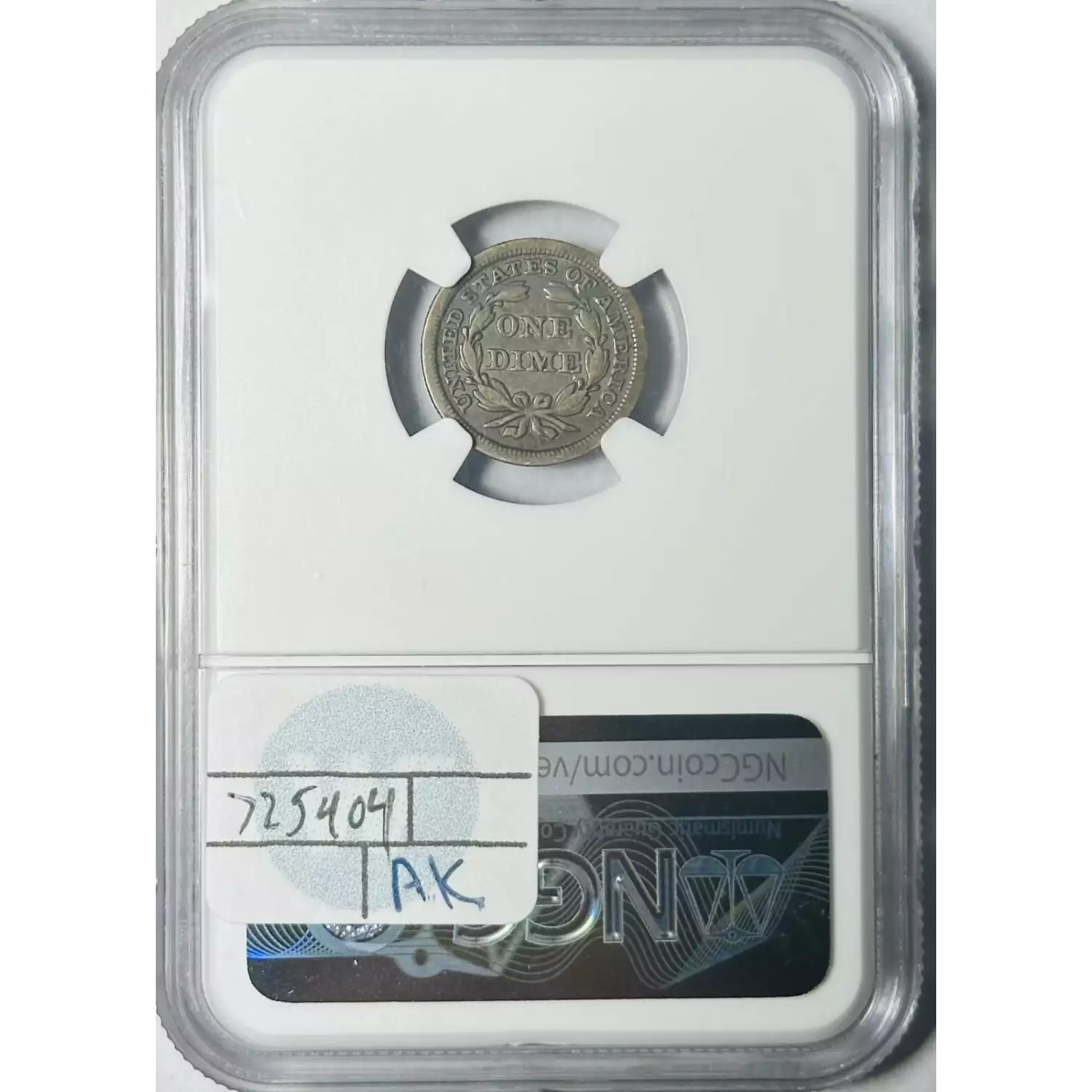 1842 Liberty Seated Dime NGC VF-20 - Bob Paul Rare Coins