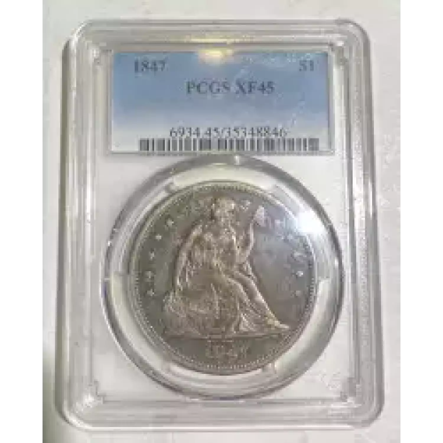 1847 Liberty Seated Silver Dollars PCGS XF-45 - Bob Paul Rare Coins
