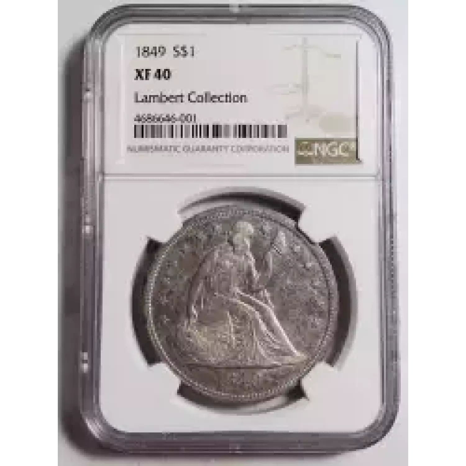 1849 NGC XF-40 Liberty Seated Silver Dollars - Bob Paul Rare Coins