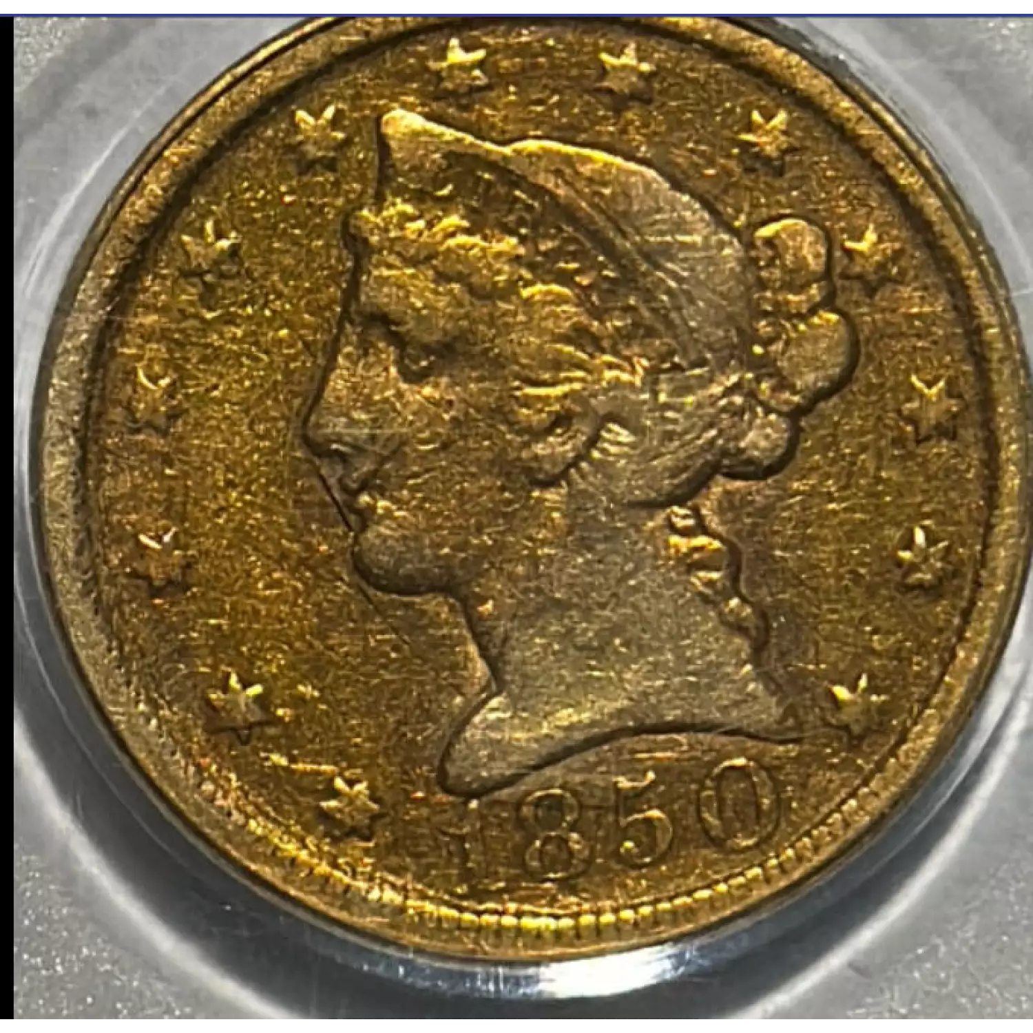 1850-D Gold Half Eagles Liberty Head PCGS VF-30 - Bob Paul Rare Coins