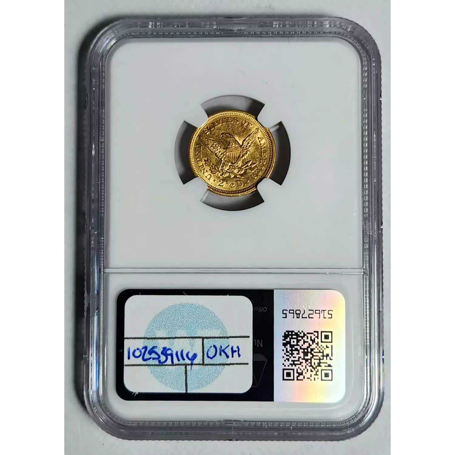 1851 $2.50 Gold Liberty Head Quarter Eagle NGC AU-58 - Bob Paul Rare Coins