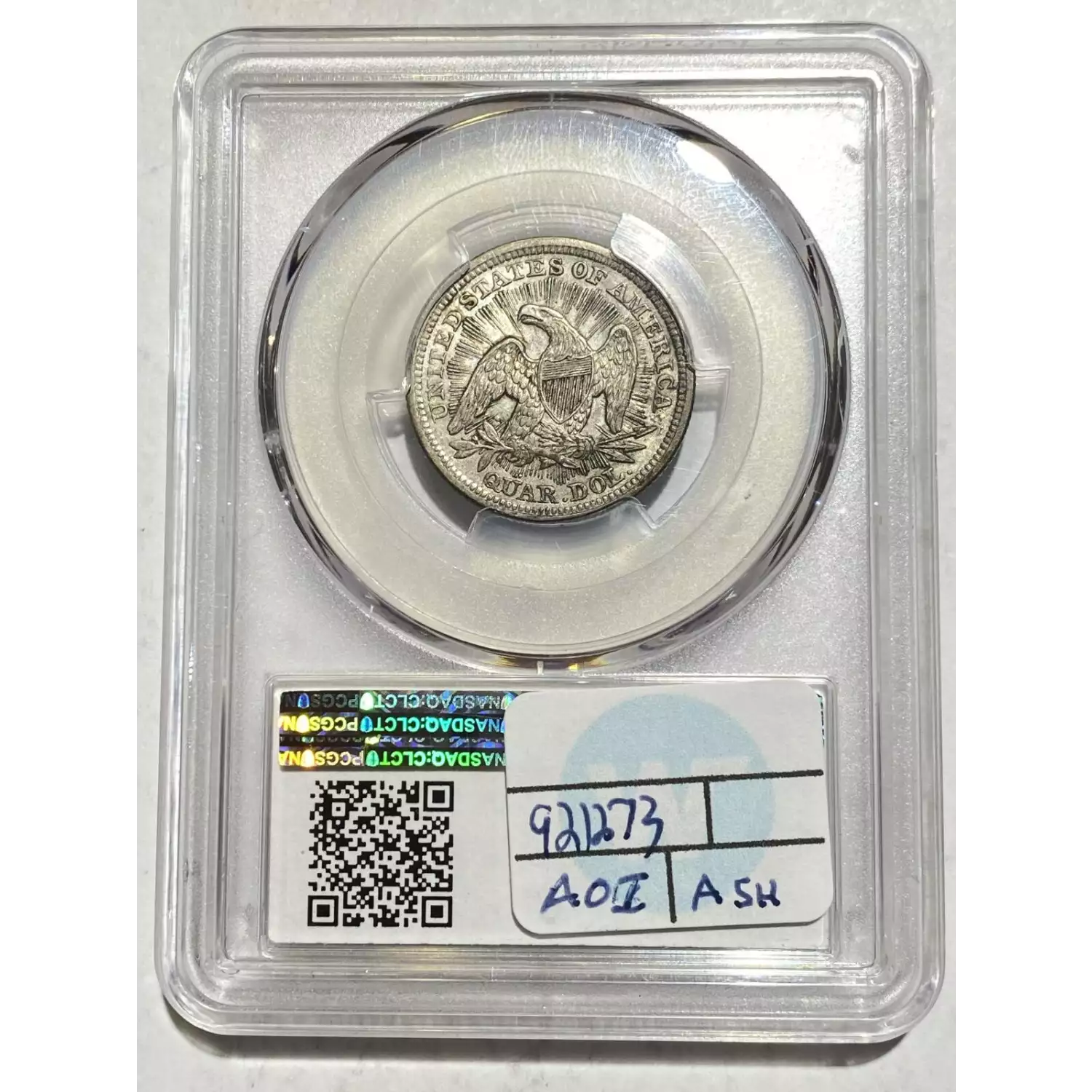 1853 Seated Liberty Quarter PCGS AU-50 Arrows and Rays - Bob Paul Rare ...