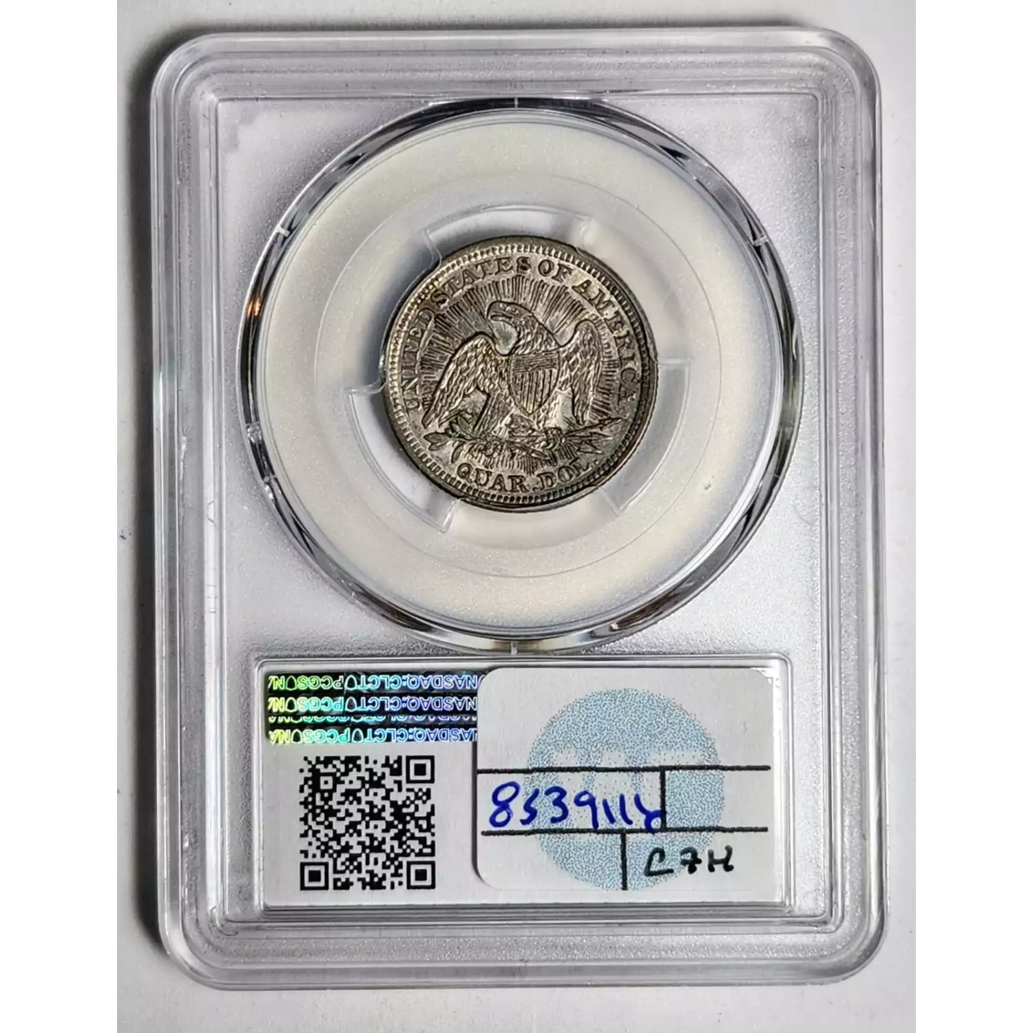 1853 Seated Liberty Quarter PCGS AU-50 Arrows and Rays - Bob Paul Rare ...